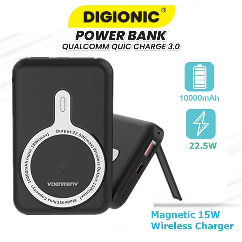 Jual VDENMENV DP18 Mini Powerbank Magsafe 10000mAh Magnetic 15W ...