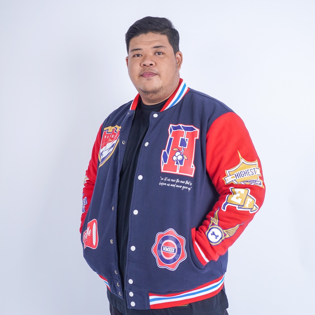 Jual HIGHEST Jaket Varsity Baseball Sablon Plastisol Big Size Jumbo ...