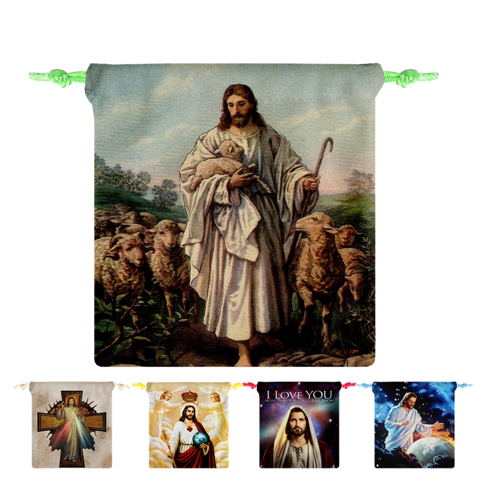 Jual Pouch Serut Seri Yesus Kristus Jesus Christ Souvenir Dompet ...