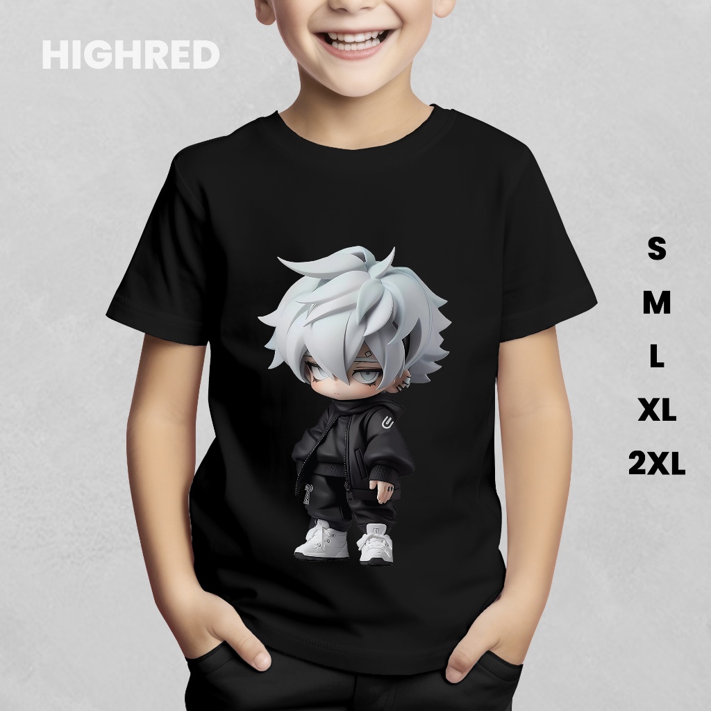 Jual HR KAOS DISTRO ANAK 3D TRENDY CEWEK COWOK UNISEX - BLACK JACKET ...