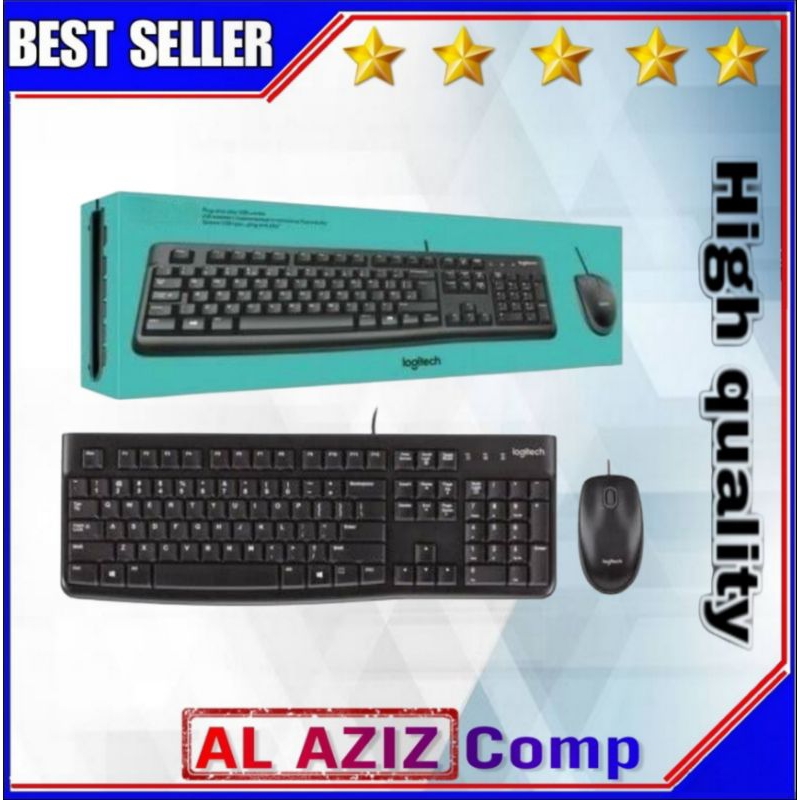 Jual Logitech MK120 Combo Keyboard dan Mouse Kabel | Shopee Indonesia