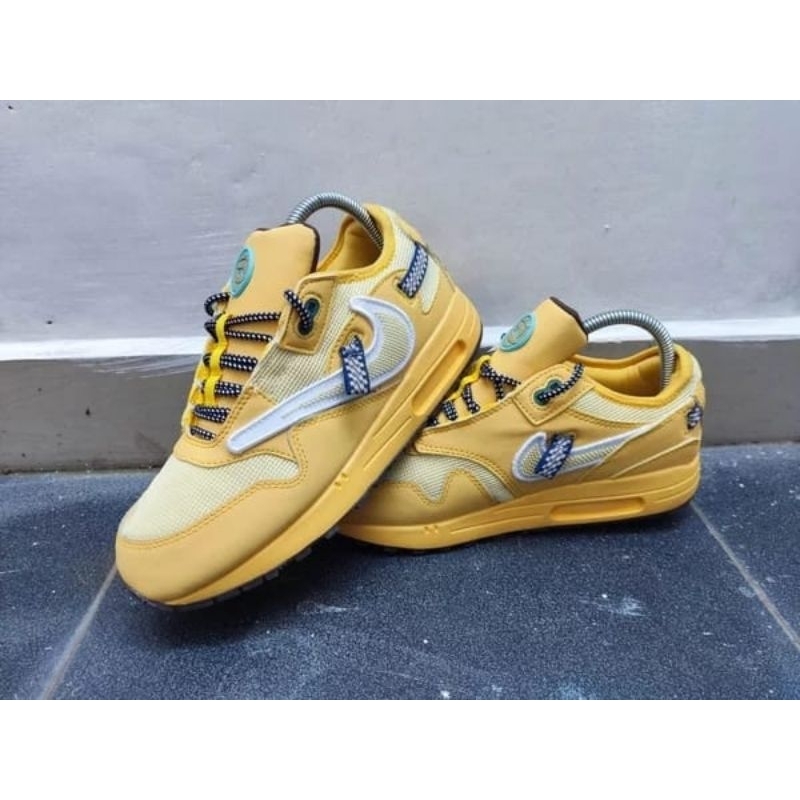 Jual shoes kuning collab sepatu sneakers kampus basket | Shopee Indonesia