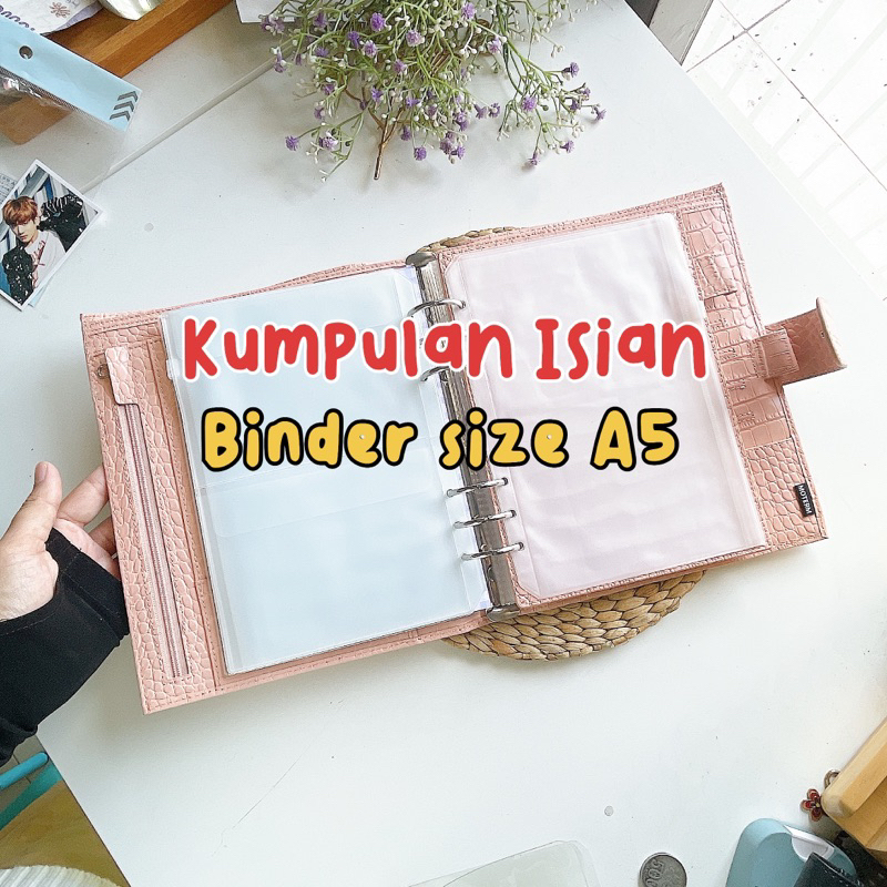 Jual ‼️ 1 lembar isian binder size A5 seperti ziplock cashflow sleeve ...
