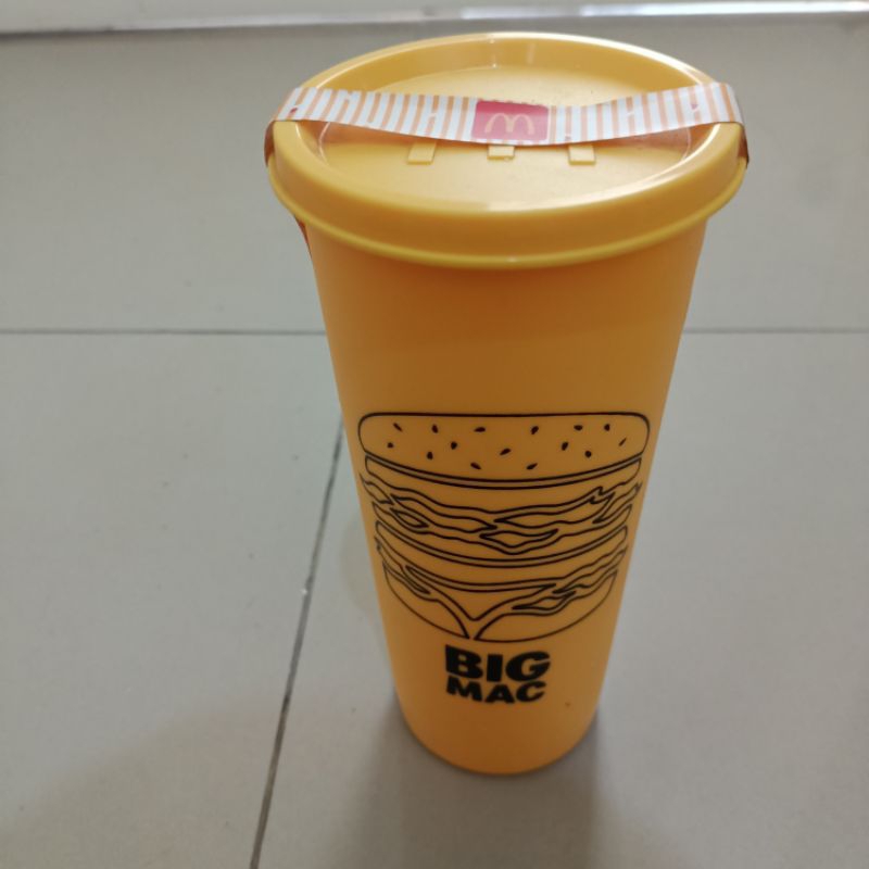 Jual Tumbler gelas Mcdonalds burger Kuning Yellow NEW 500ml | Shopee ...