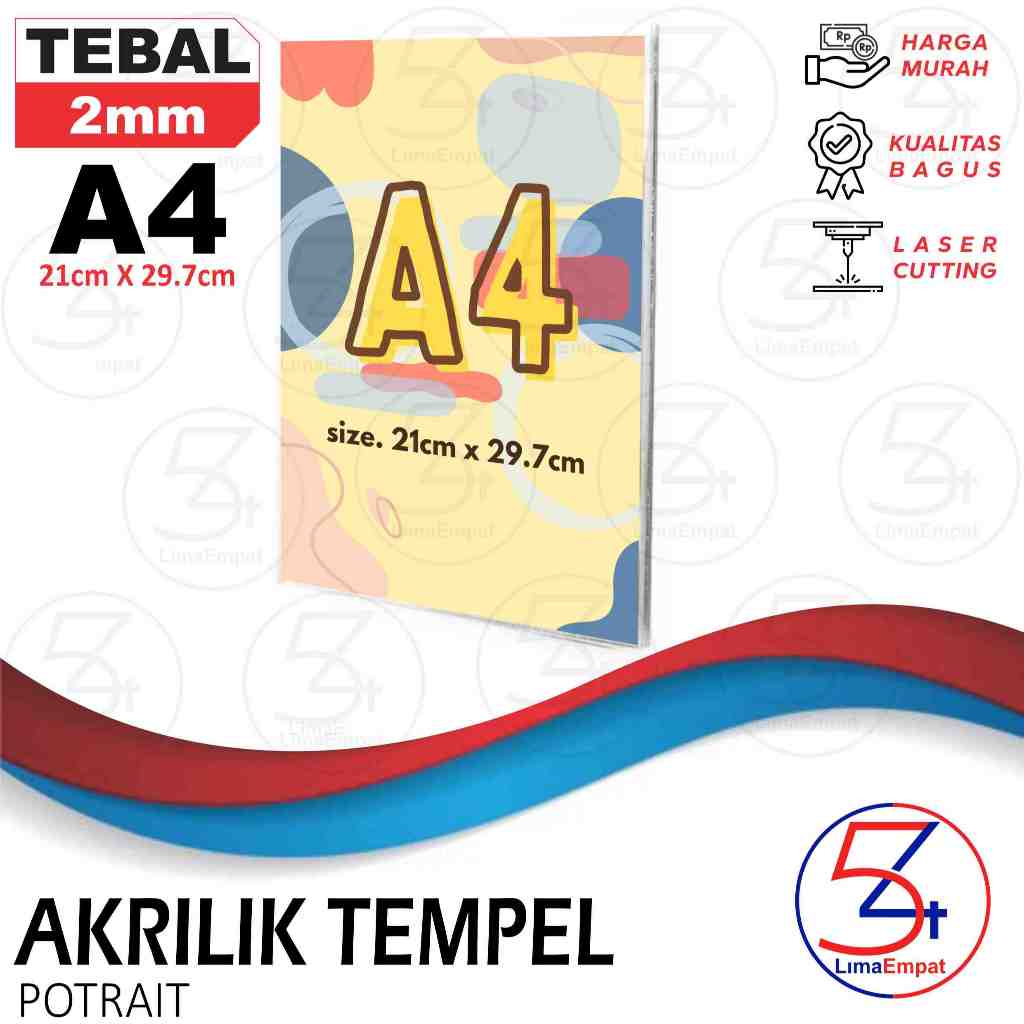 Jual Akrilik Tempat Brosur Tempel Sign Holder Qris Barcode Menu Wall ...