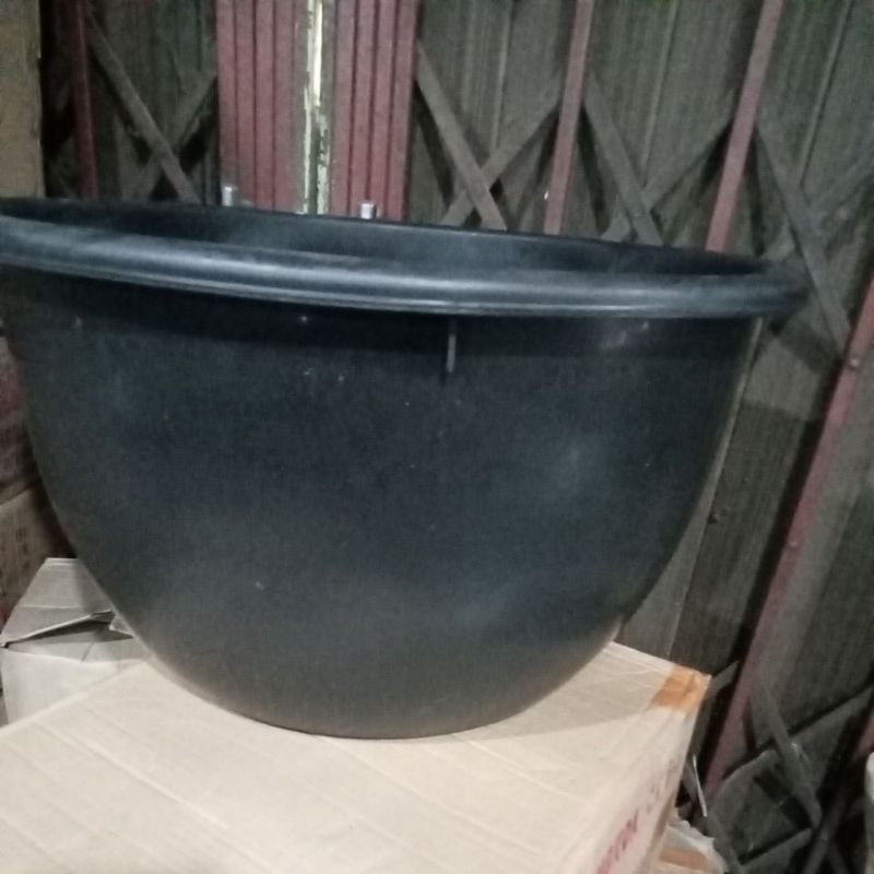 Jual baskom anti pecah/bak karet/bak hitam guci/bak jumbo | Shopee ...