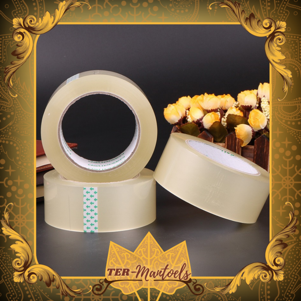 Jual Lakban Perekat Bening ABC Tape 45mm x 90 yard Isi 1pcs | Shopee ...