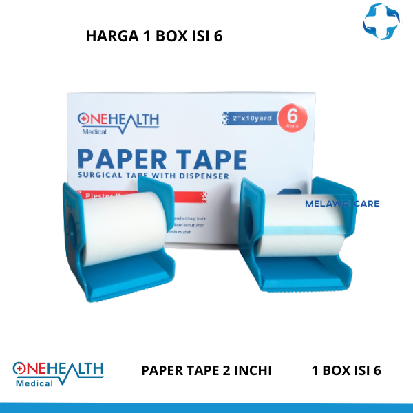 Jual Plester Micropore Plesterin Isopre Paper Tape 2 inchi Onehealth 1 ...