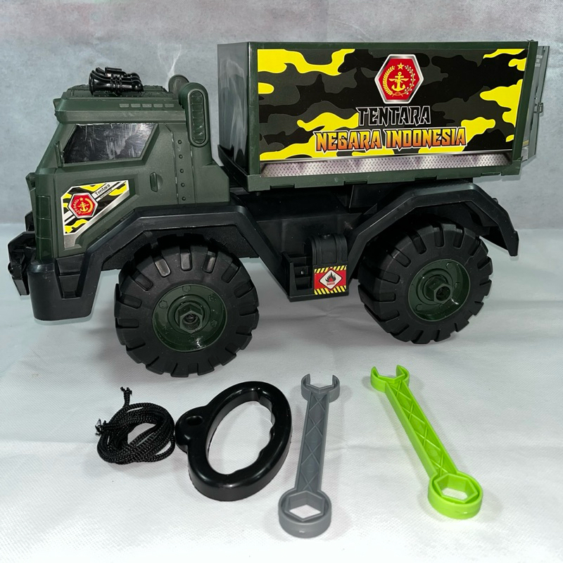 Jual TRUK MAINAN TNI / TRUK BOX MAINAN | Shopee Indonesia