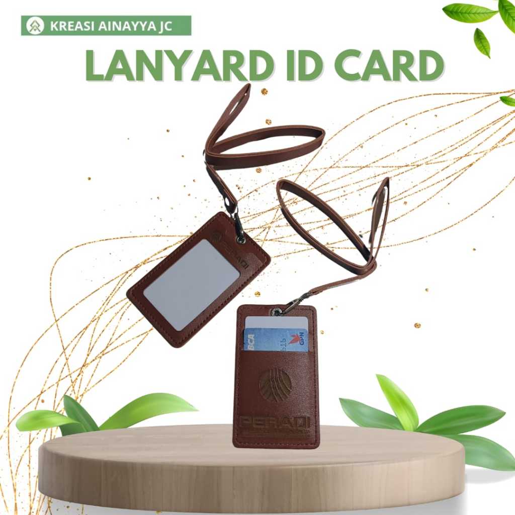 Jual Lanyard ID Card Kulit dengan Grafir Laser | Shopee Indonesia