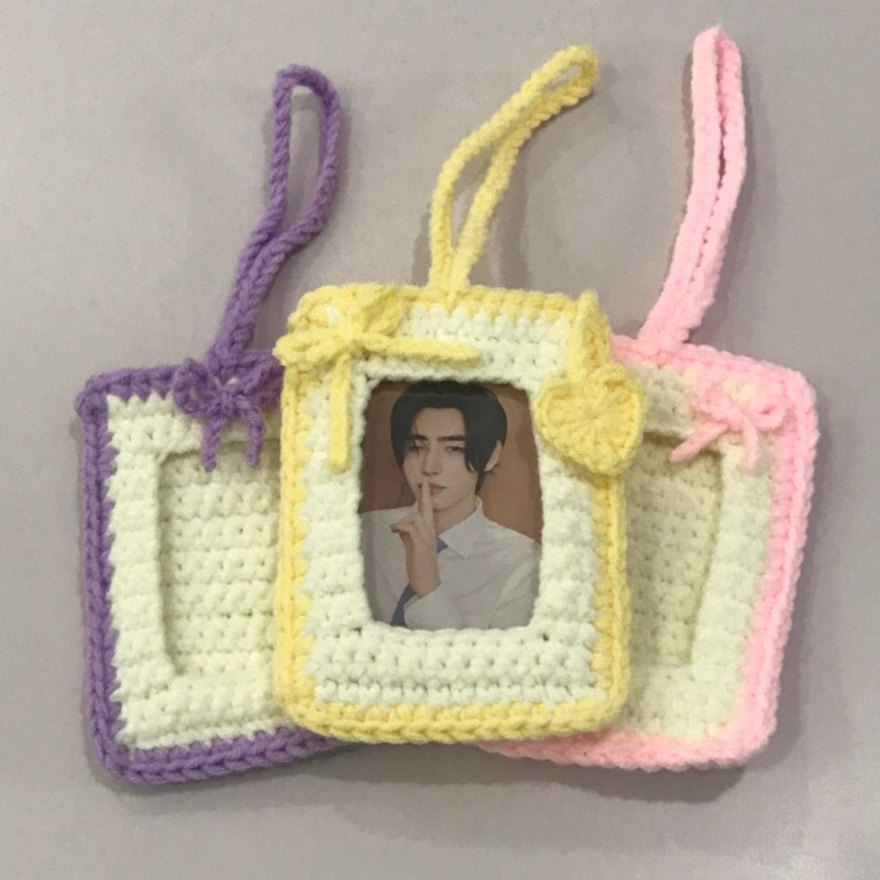 Jual Photocard Holder Crochet | Toploader Deco | Coquette Cahol ...