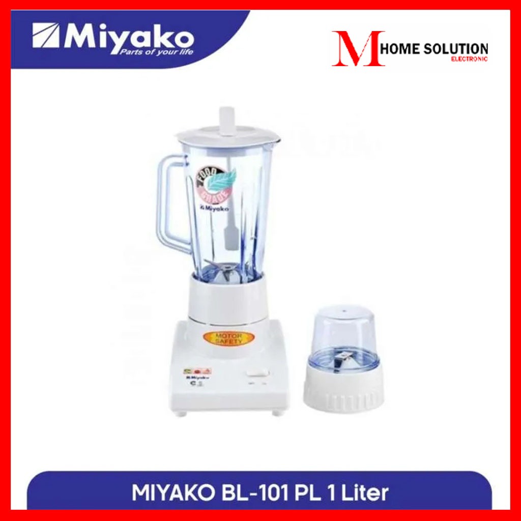 Jual MIYAKO BLENDER - BL-101PL - JAR PLASTIK - 2 IN 1 - KAPASITAS 1 ...