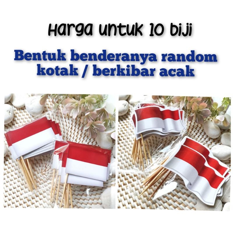 Jual isi 10 pcs cake topper cupcake topper hiasan kue hiasan nasi ...
