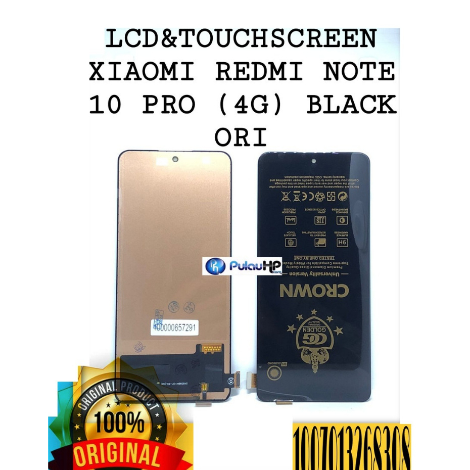 Jual PULAUHP _ LCD TOUCHSCREEN Xiaomi Redmi NOTE 10 PRO (4G) / NOTE 11 PRO 4G BLACK | Shopee ...
