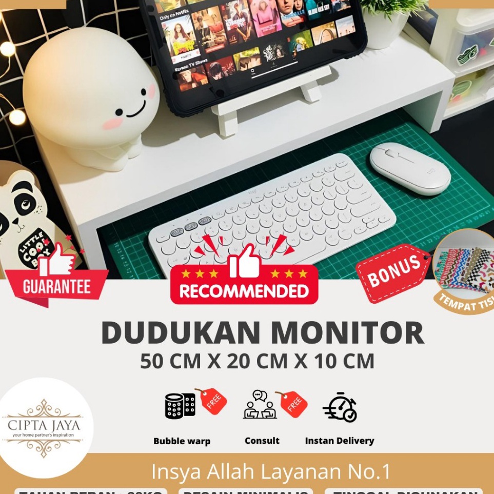 Jual Cipta Jaya Meja Monitor Komputer Stand Tatakan Dudukan Standing ...