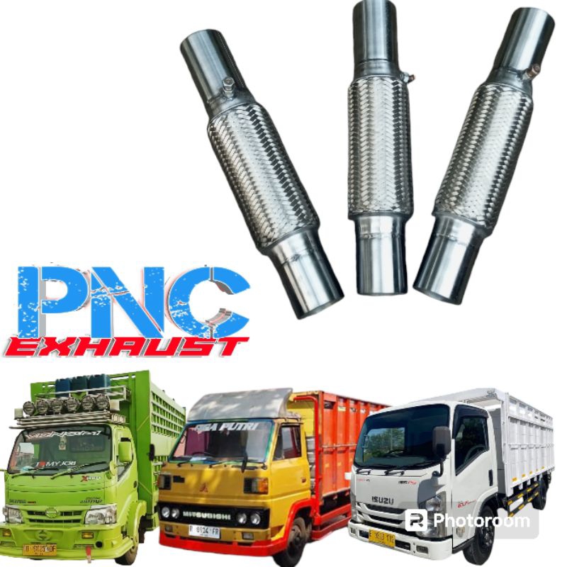 Jual Knalpot fleksibel truk canter Dutro Dyna Isuzu elf nmr nkr L300 ...