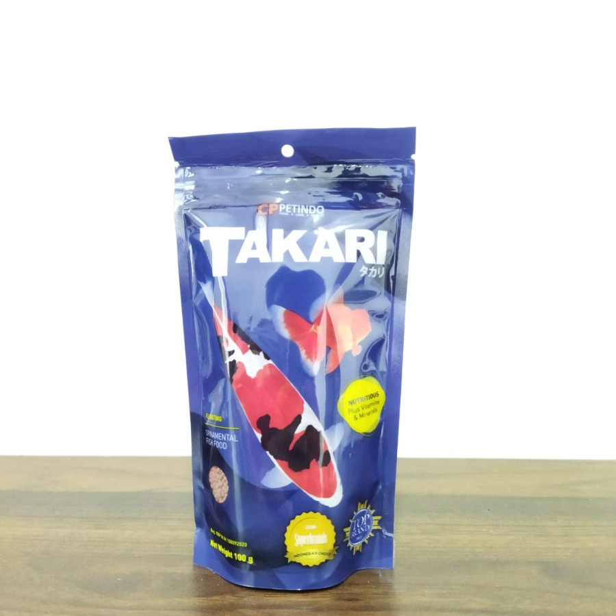 Jual 𝗜𝗦𝗧𝗔𝗥𝗙𝗜 - TAKARI Fish Food 1mm 100gr - Takari Mix Floating Pelet ...