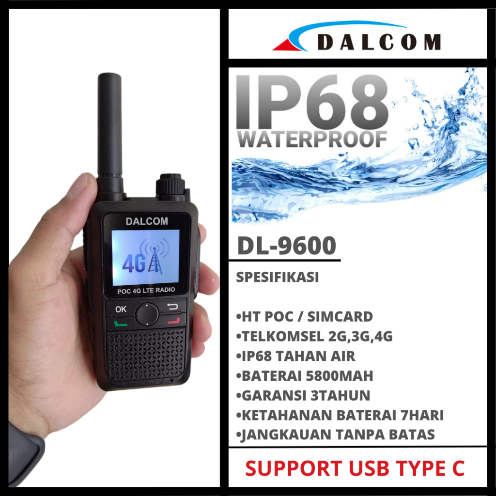 Jual HT POC 4G 3G 2G DALCOM JAPAN | Shopee Indonesia