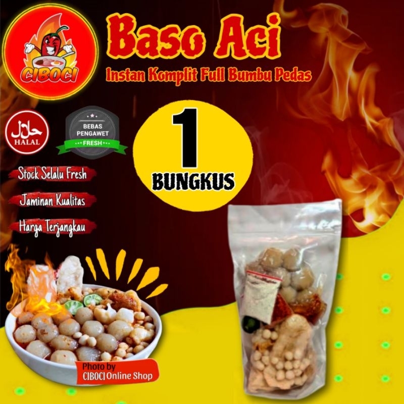 Jual 𝐂𝐈𝐁𝐎𝐂𝐈 𝐁𝐚𝐬𝐨 𝐀𝐜𝐢 𝐈𝐧𝐬𝐭𝐚𝐧 Komplit Full Bumbu Kuah Kaldu Pedas / Boci ...