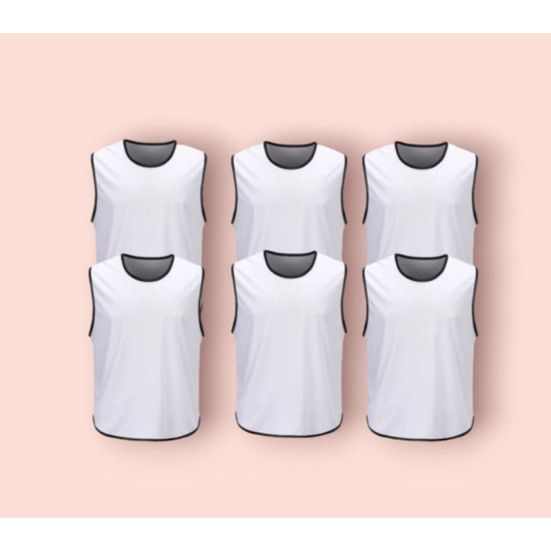 Jual Jual murah rompi futsal 6 pcs banyak varian warna bahan lembut dan ...