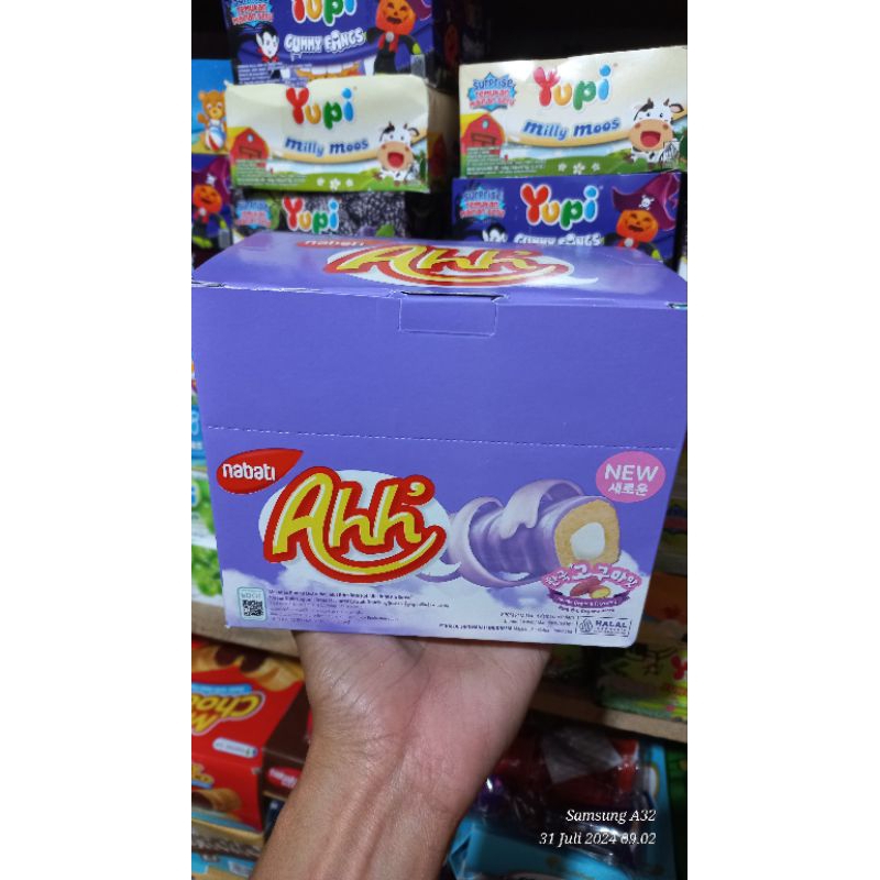 Jual Nabati Ahh Rasa Keju & Korean Goguma 1Box Isi 20 Picis @4g ...