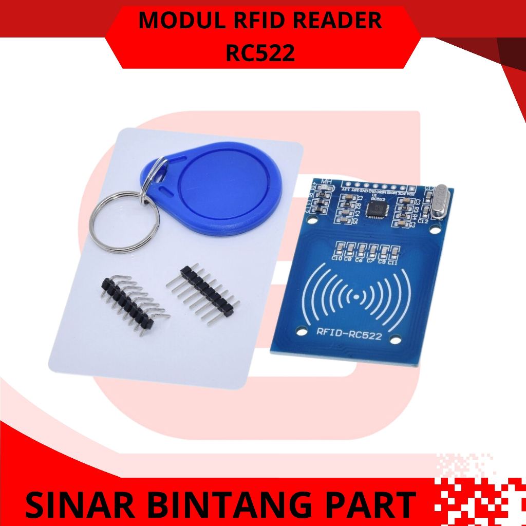 Jual MODUL RFID READER RC522 -SB99 | Shopee Indonesia