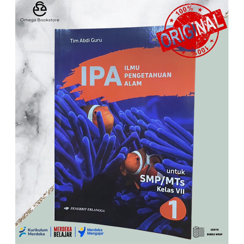 Jual BUKU IPA KELAS 7 PENERBIT ERLANGGA KURIKULUM MERDEKA | Shopee ...
