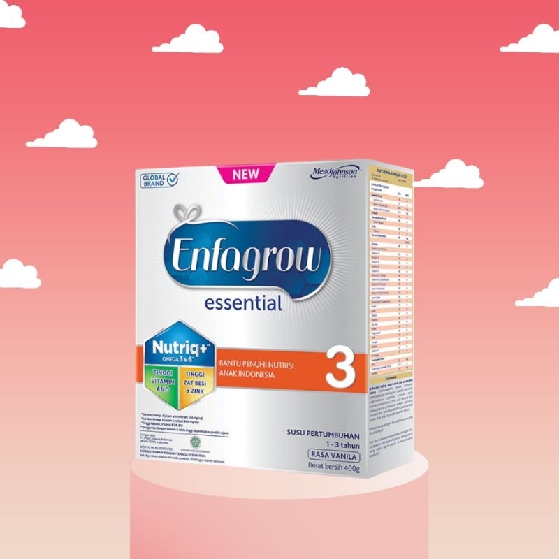 Jual ENFAGROW essential 3 vanila 400g | Shopee Indonesia