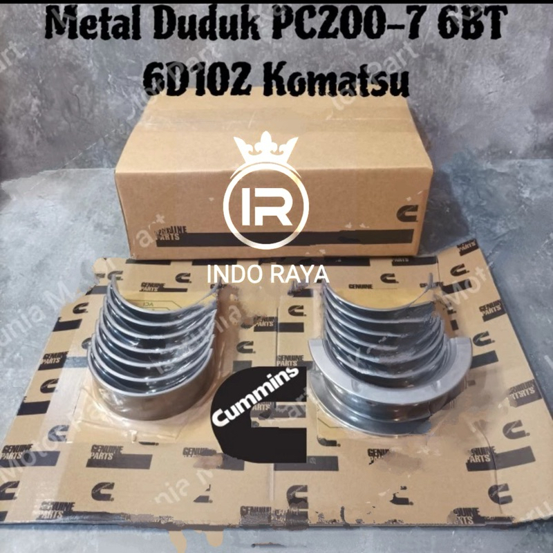 Jual MAIN BEARING METAL DUDUK STD CUMMINS 6BT QSB6 6D102 3802070 ...