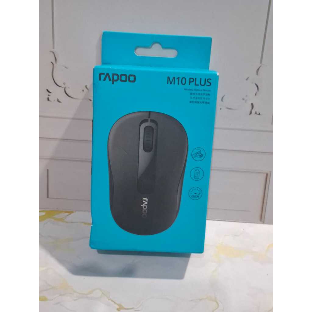 Jual Mouse Wireless Rapoo M10 Plus ORIGINAL mos asli | Shopee Indonesia