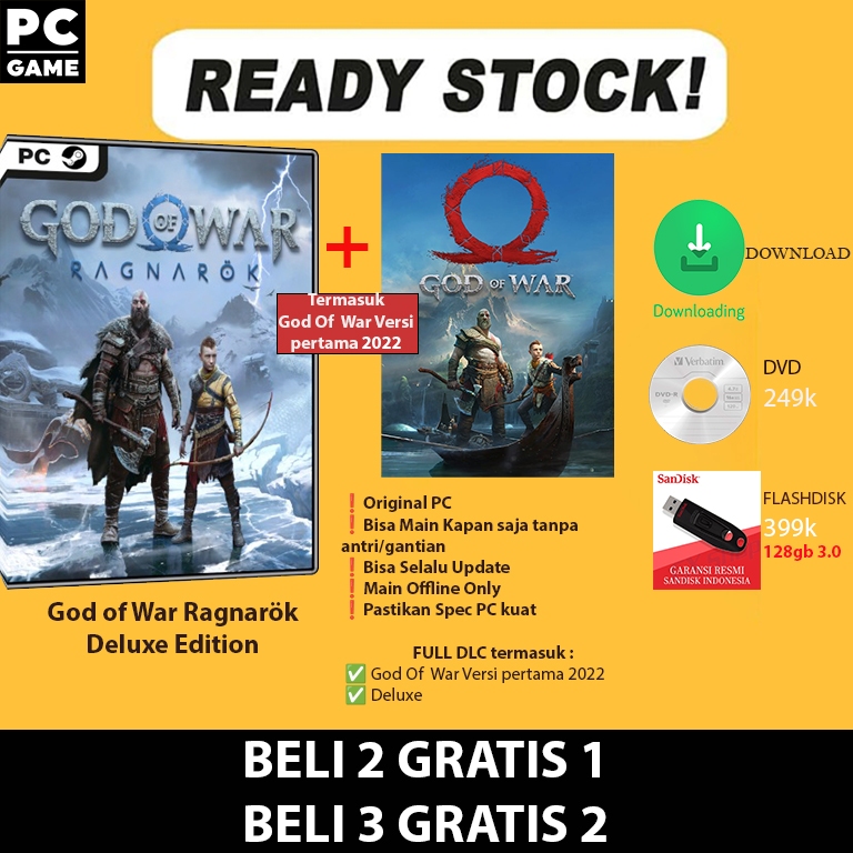 Jual God of War Ragnarok Deluxe Edition PC Original | Shopee Indonesia