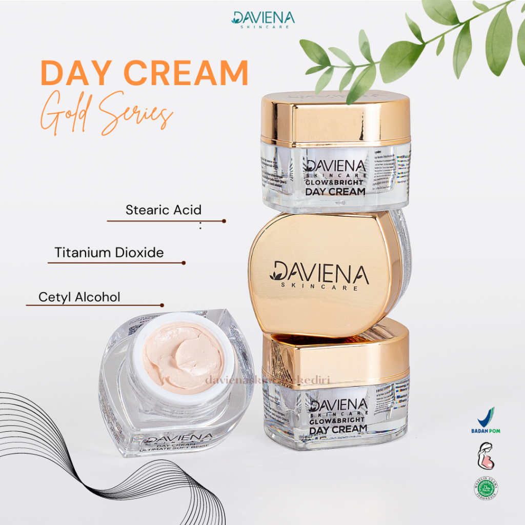 Jual (OFFICIAL DAVIENA) DAY CREAM GOLD SERIES DAVIENA SKINCARE OFFICIAL ...