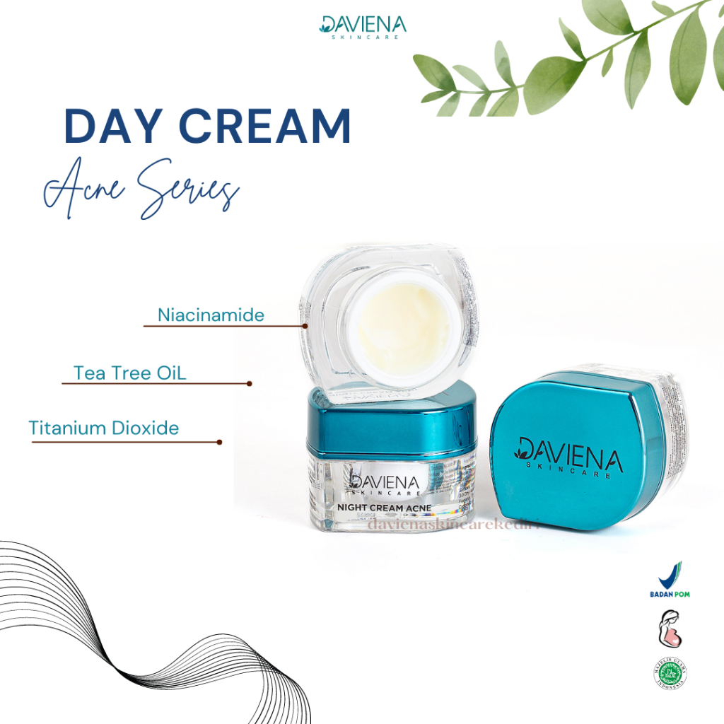 Jual (DAVIENA OFFICIAL) DAY CREAM ACNE SERIES DAVIENA SKINCARE OFFICIAL ...
