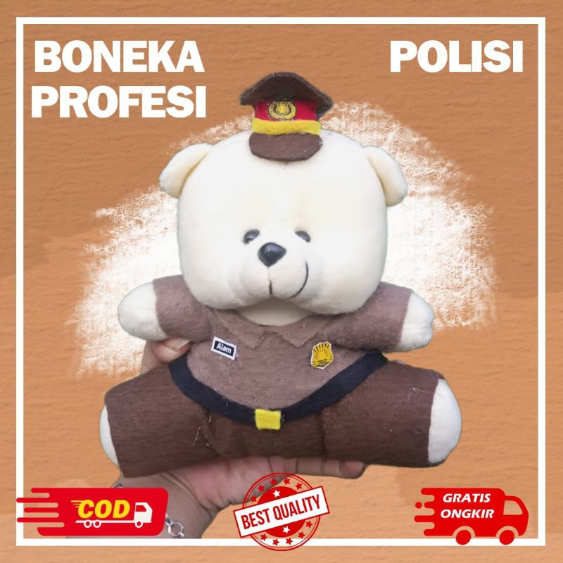 Jual BONEKA POLISI | BONEKA PROFESI POLISI | BEAR MINI POLRI | BEAR ...