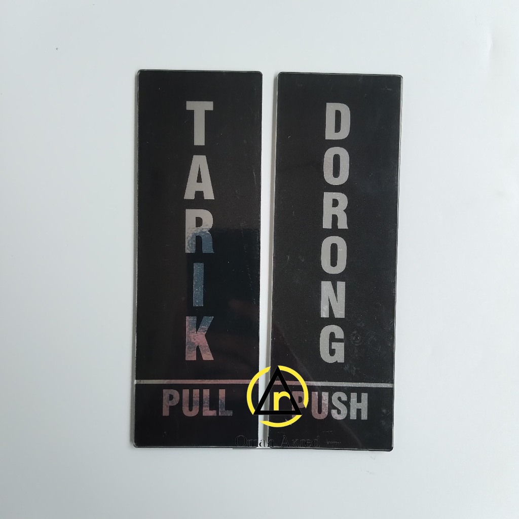 Jual Akrilik Dorong Tarik - Pull Push - Akrilik Pintu | Shopee Indonesia