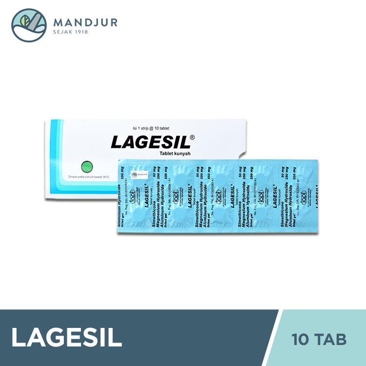Jual Lagesil 10 Tablet - Obat Tukak Lambung, Gastritis dan Kembung ...