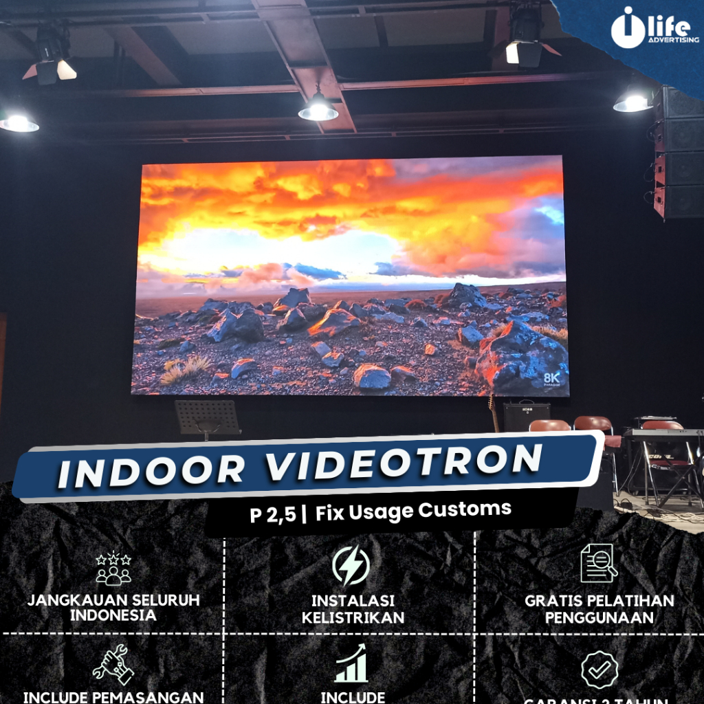 Jual Videotron P2.5 Indoor / P2,5 SMD Indoor, Fix Usage Customs / sqm ...