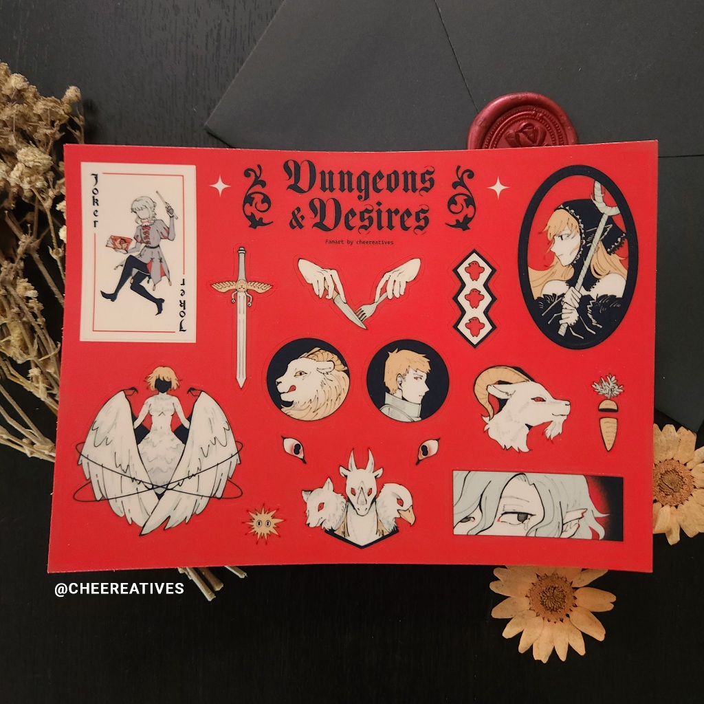 Jual Dungeons & Desires - Dungeon Meshi Sticker Sheet | Shopee Indonesia
