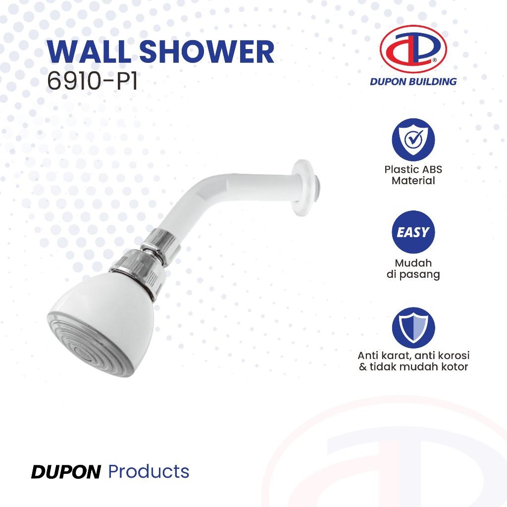 Jual Shower Tanam Dinding Tembok / Wall Shower Set DUPON 6910-P1 ...