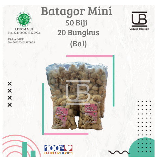 Jual BATAGOR MINI KERING ASLI BANDUNG KEMASAN 50 BIJI (1BAL) | Shopee ...