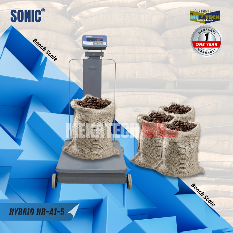 Jual Timbangan Duduk Beras Karung Sonic Hybrid HB-A1-5 Size 48x66cm Kap ...