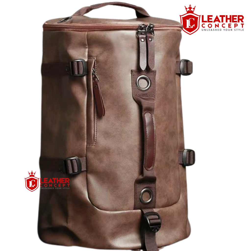 Jual LEATHER CONCEPT Tas Ransel Kulit Pria Backpack Pria Waterproof ...