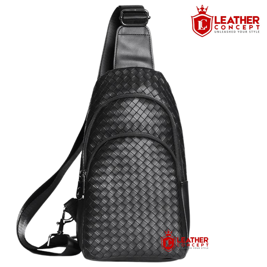 Jual LEATHER CONCEPT Waist Bag Pria Tas Bahu Cowok Tas Pria Tas ...