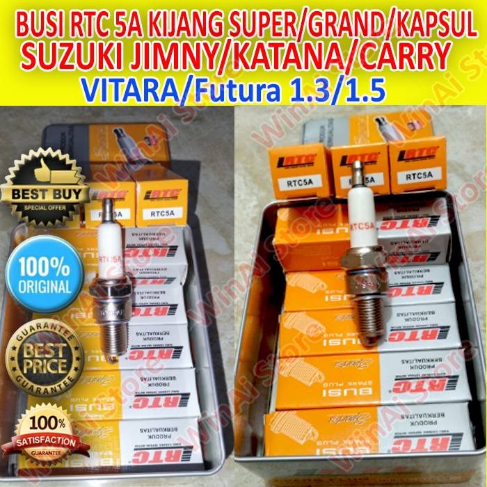 Jual BUSI RACING RTC5A KIJANG SUPER/GRAND/KAPSUL SUZUKI JIMNY/KATANA/CARRY | Shopee Indonesia