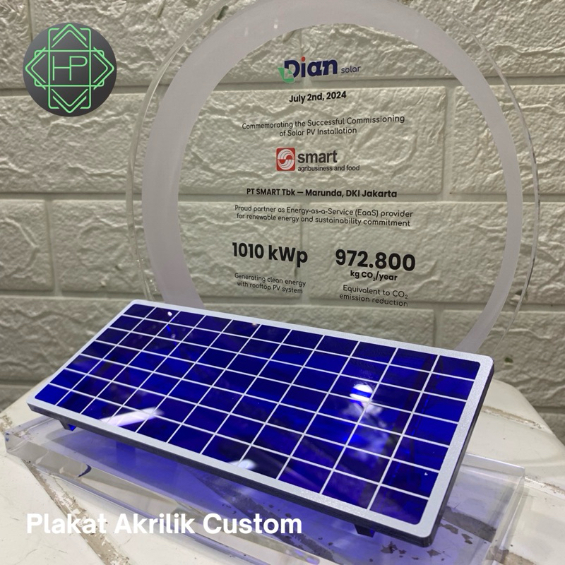 Jual plakat akrilik custom dian solar | Shopee Indonesia