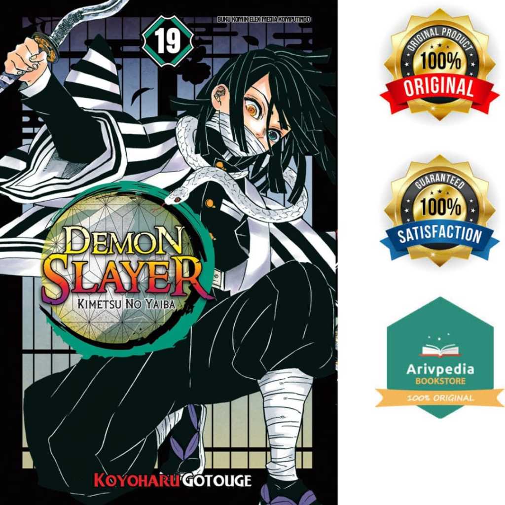 Jual Demon Slayer Kimetsu No Yaiba 11 12 13 14 15 16 17 18 19 20 21 (Komik Segel Original ...