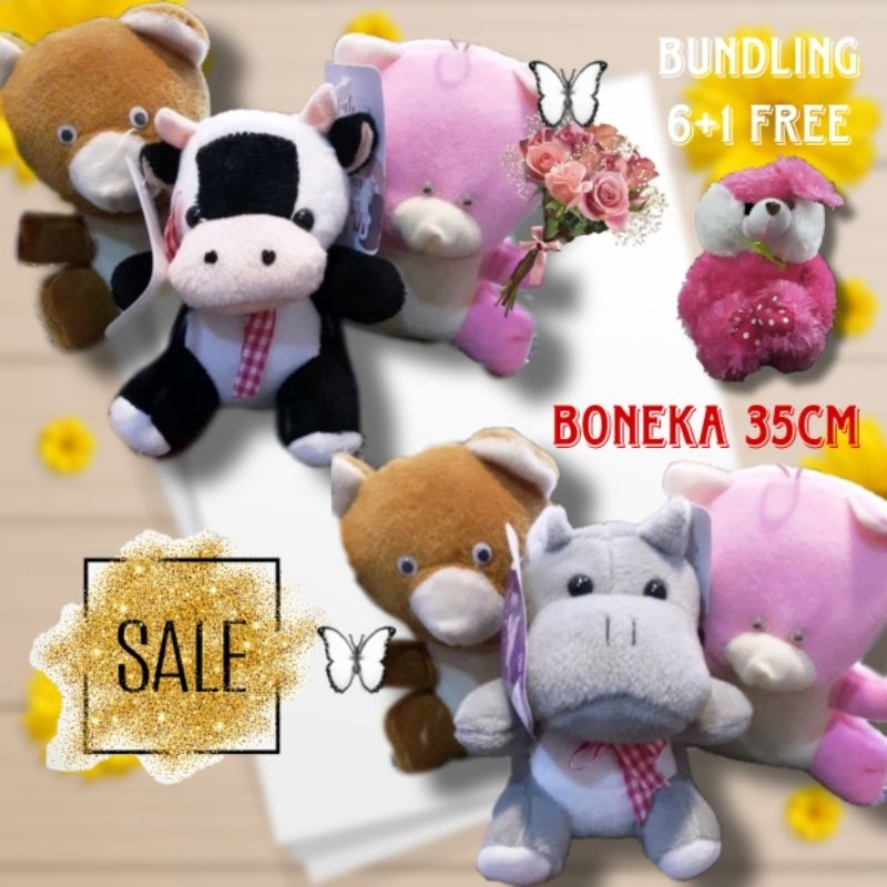 Jual Boneka Ukuran 15 cm (Bundling 6 +1 Free) | Shopee Indonesia