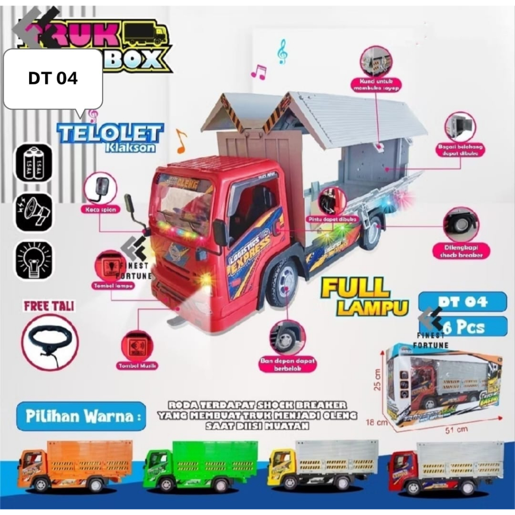 Jual JUAL MAINAN ANAK TRUCK OLENG JUMBO BASURI/ PLASTIK/ MUSIK/ LAMPU ...