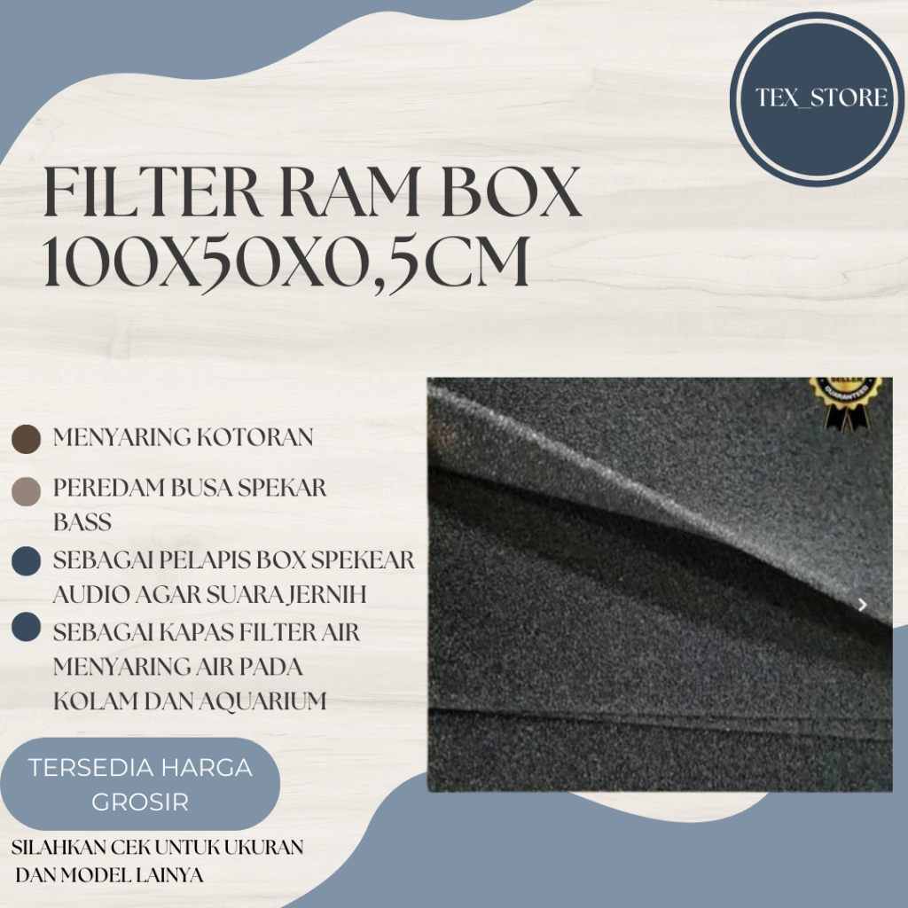 Jual Busa Box untuk Speaker - Busa Ram Box Speaker Anti Air 100cm x ...