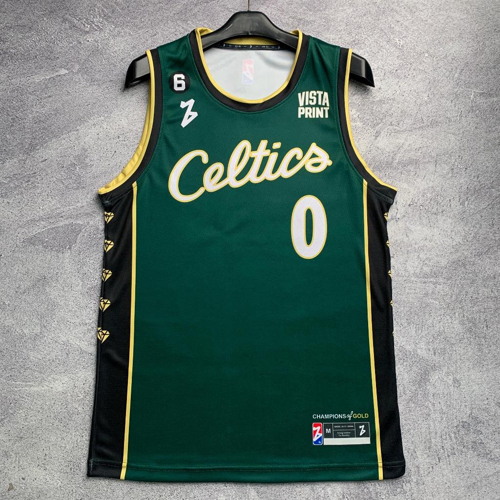 Jual Jayson Tatum Boston Celtics #0 HIJAU GREEN CITY 2022/23 Jersey ...